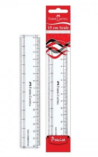 Faber Castell-Plastic Ruler 15cm – Yoghi